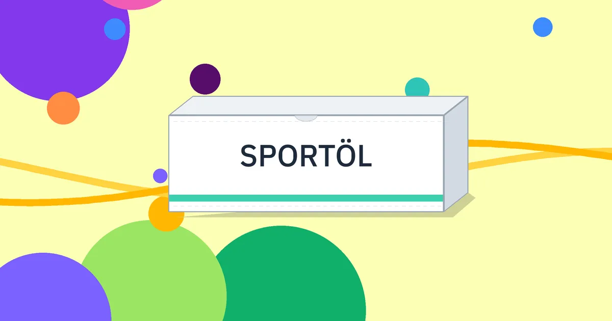 Symbolbild: Packung mit der Aufschrift SPORTÖL (PZN 18790988) – Verfügbarkeit und Bezug in Apotheken in Frankfurt am Main