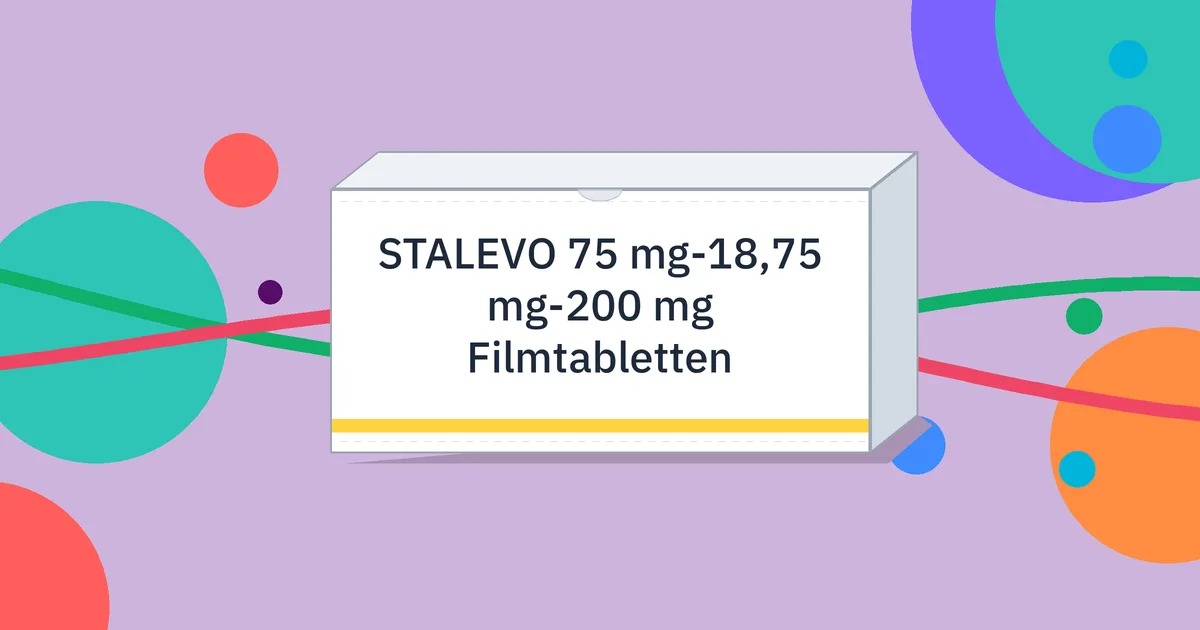 Symbolbild: Packung mit der Aufschrift STALEVO 75 mg-18,75 mg-200 mg Filmtabletten (PZN 02731222) – Verfügbarkeit und Bezug in Apotheken in Frankfurt am Main