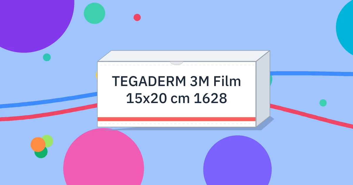 Symbolbild: Packung mit der Aufschrift TEGADERM 3M Film 15x20 cm 1628 (PZN 18187559) – Verfügbarkeit und Bezug in Apotheken in Frankfurt am Main