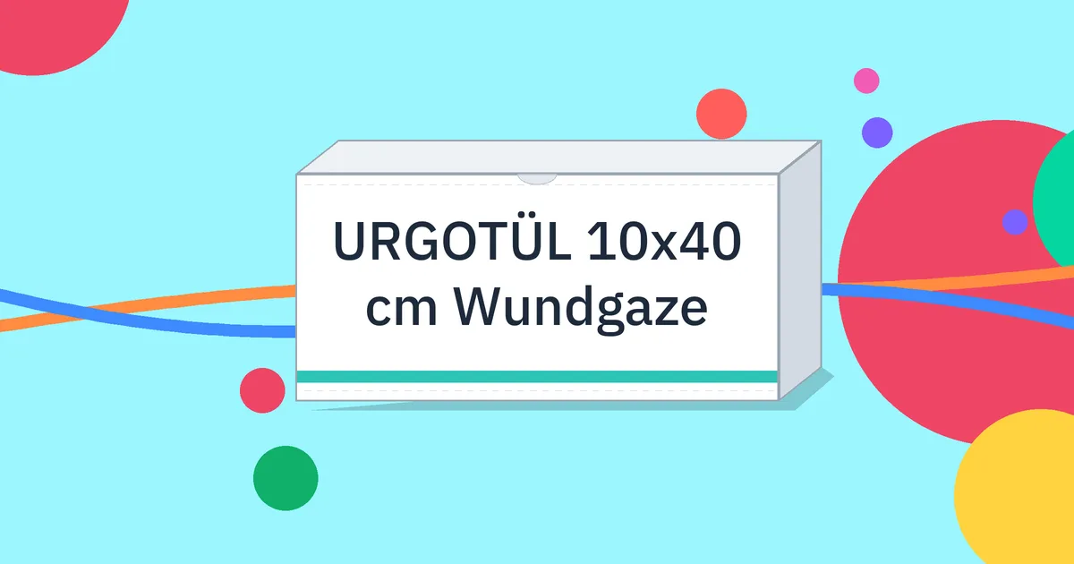 Symbolbild: Packung mit der Aufschrift URGOTÜL 10x40 cm Wundgaze (PZN 16701644) – Verfügbarkeit und Bezug in Apotheken in Frankfurt am Main