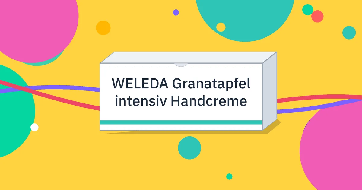 Symbolbild: Packung mit der Aufschrift WELEDA Granatapfel intensiv Handcreme (PZN 15876778) – Verfügbarkeit und Bezug in Apotheken in Frankfurt am Main