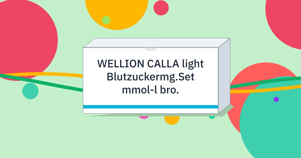 Symbolbild: Packung mit der Aufschrift WELLION CALLA light Blutzuckermg.Set mmol-l bro. (PZN 06119794) – Verfügbarkeit und Bezug in Apotheken in Frankfurt am Main