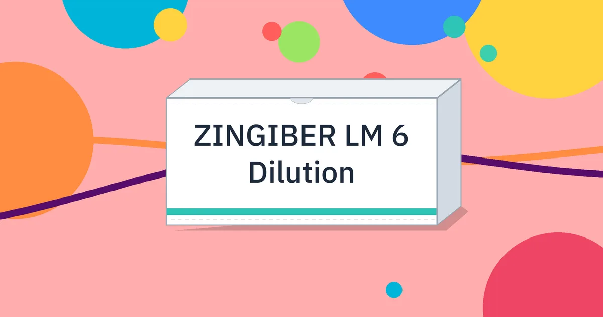 Symbolbild: Packung mit der Aufschrift ZINGIBER LM 6 Dilution (PZN 13301602) – Verfügbarkeit und Bezug in Apotheken in Frankfurt am Main
