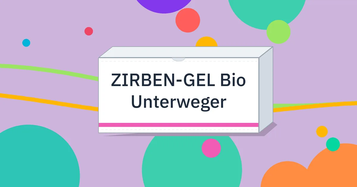 Symbolbild: Packung mit der Aufschrift ZIRBEN-GEL Bio Unterweger (PZN 12437765) – Verfügbarkeit und Bezug in Apotheken in Frankfurt am Main