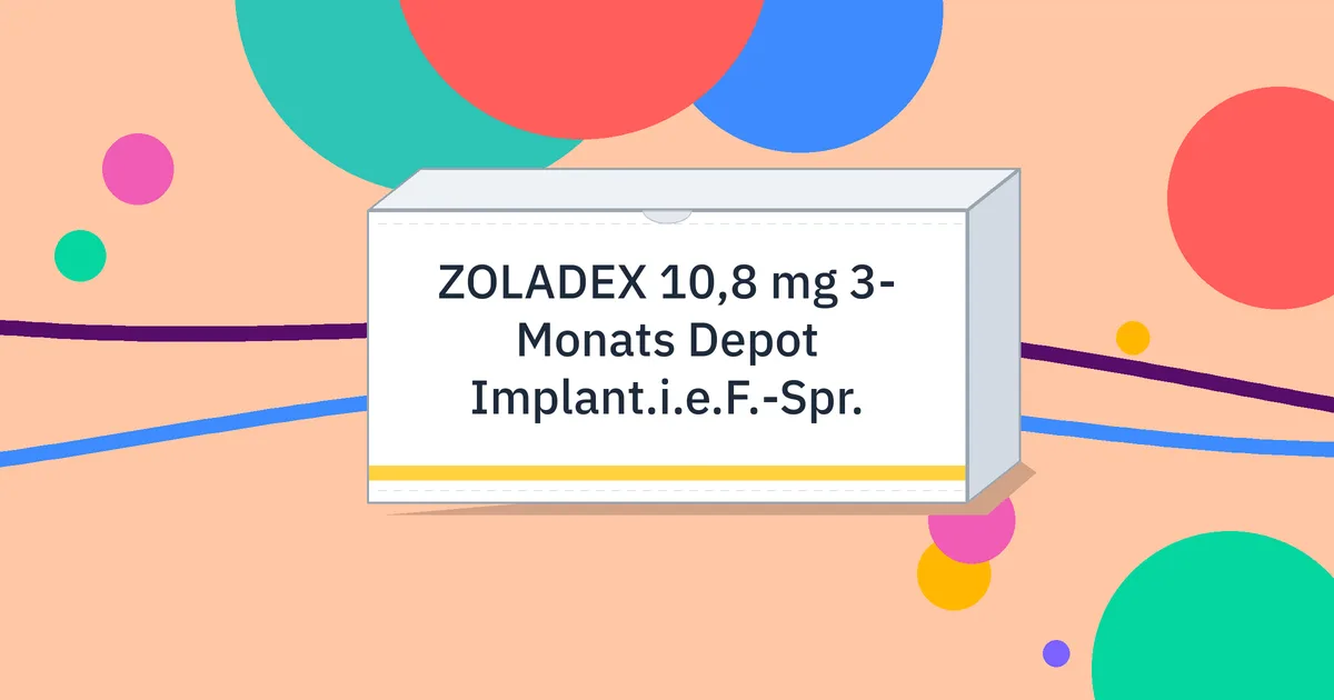 Symbolbild: Packung mit der Aufschrift ZOLADEX 10,8 mg 3-Monats Depot Implant.i.e.F.-Spr. (PZN 02671359) – Verfügbarkeit und Bezug in Apotheken in Frankfurt am Main